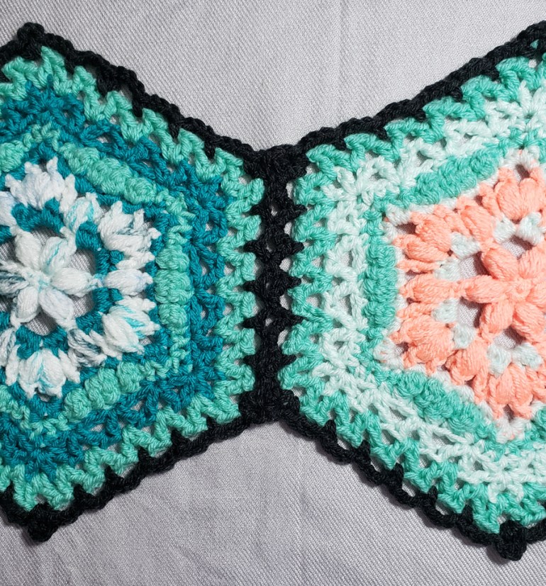 Puff Star Afghan Hexagon – Mamas2Hands